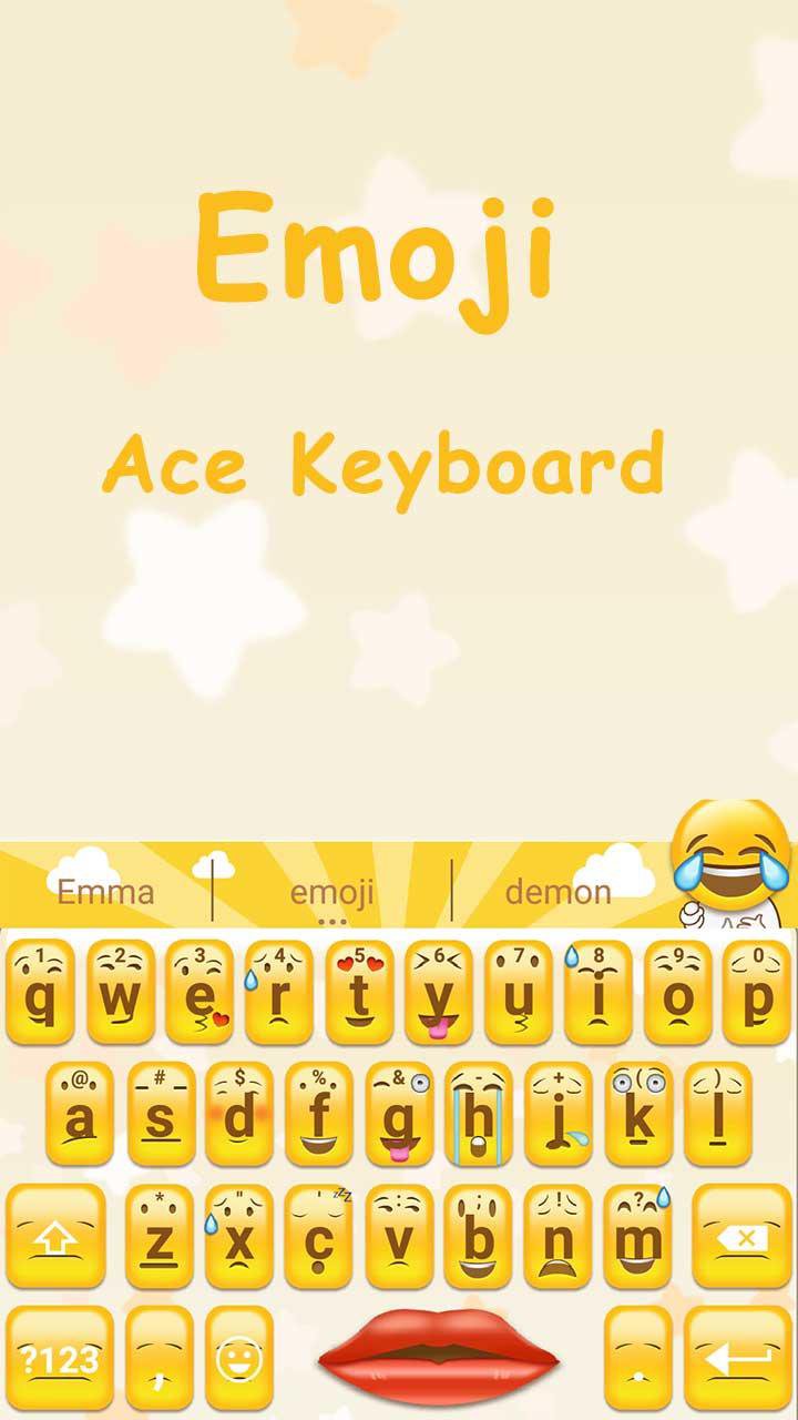 Emoji Ace Keyboard Theme APK للاندرويد تنزيل