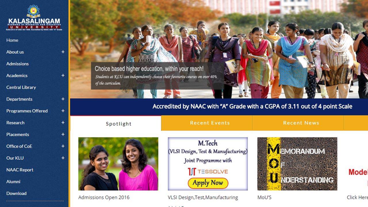 Kalasalingam University APK for Android Download