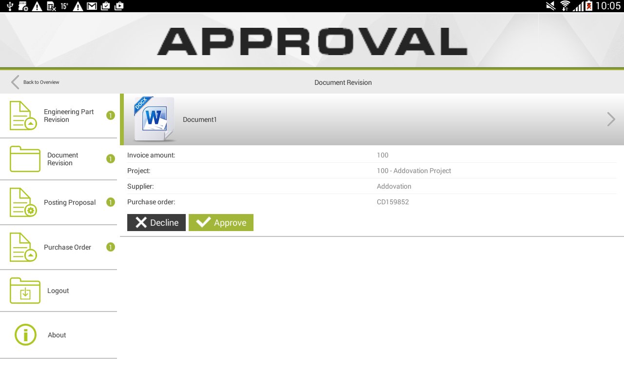 Download do APK de Approval para Android