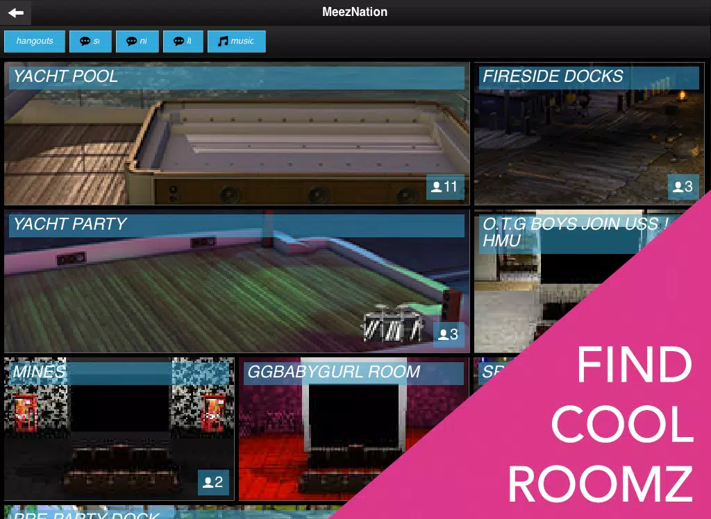 Meez Rooms