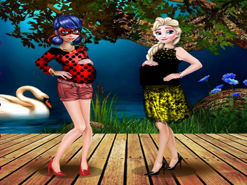 Ladybug & Elsa Pregnant BFFs APK for Android Download