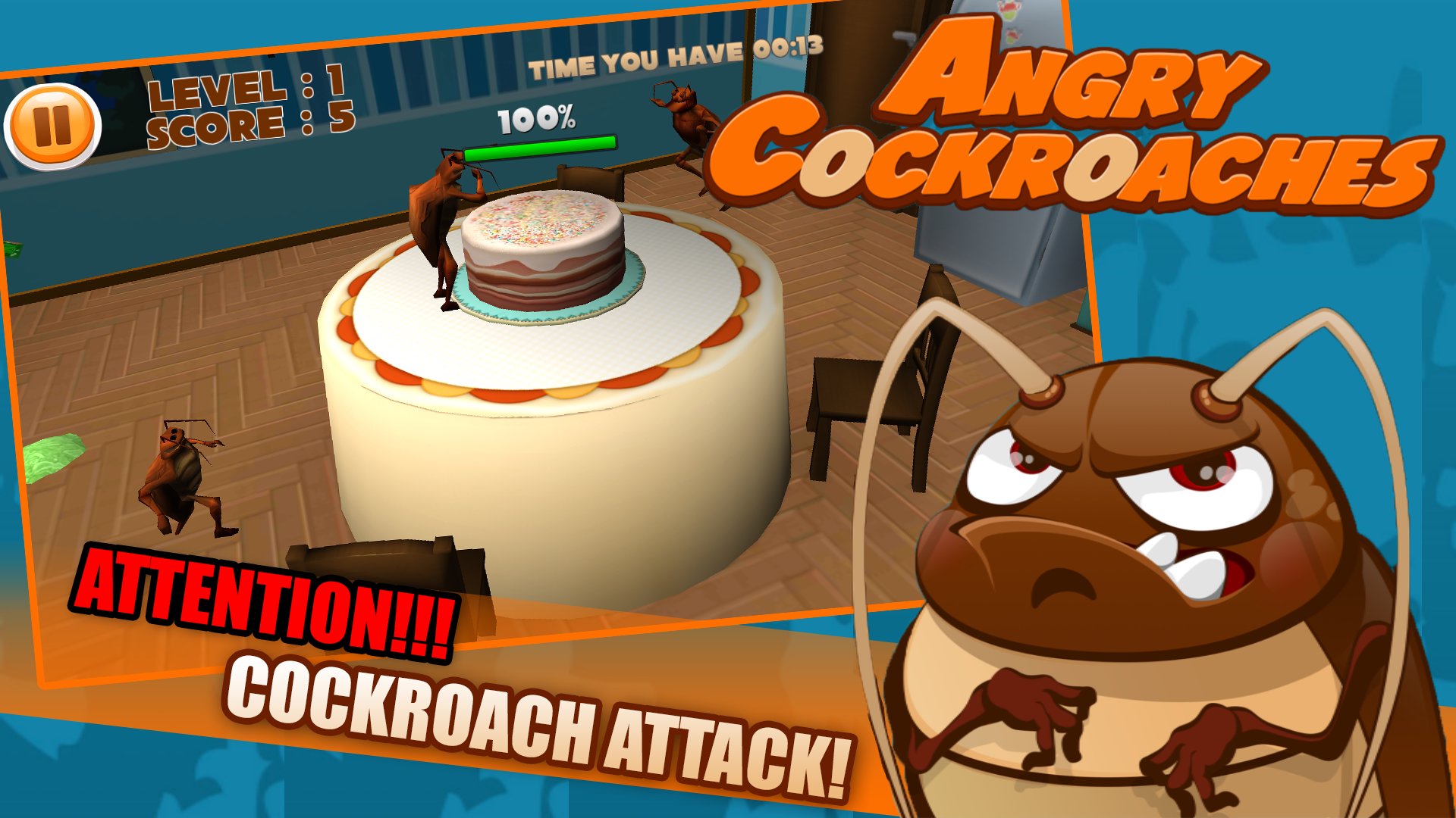 Descargar Angry Cockroaches APK Última Versión 1003019.99.82.99 para ...