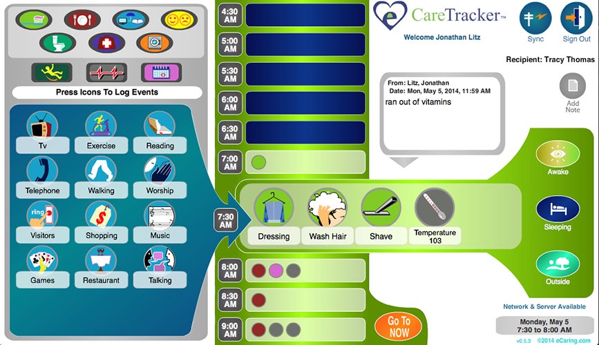 eCaring CareTracker APK للاندرويد تنزيل