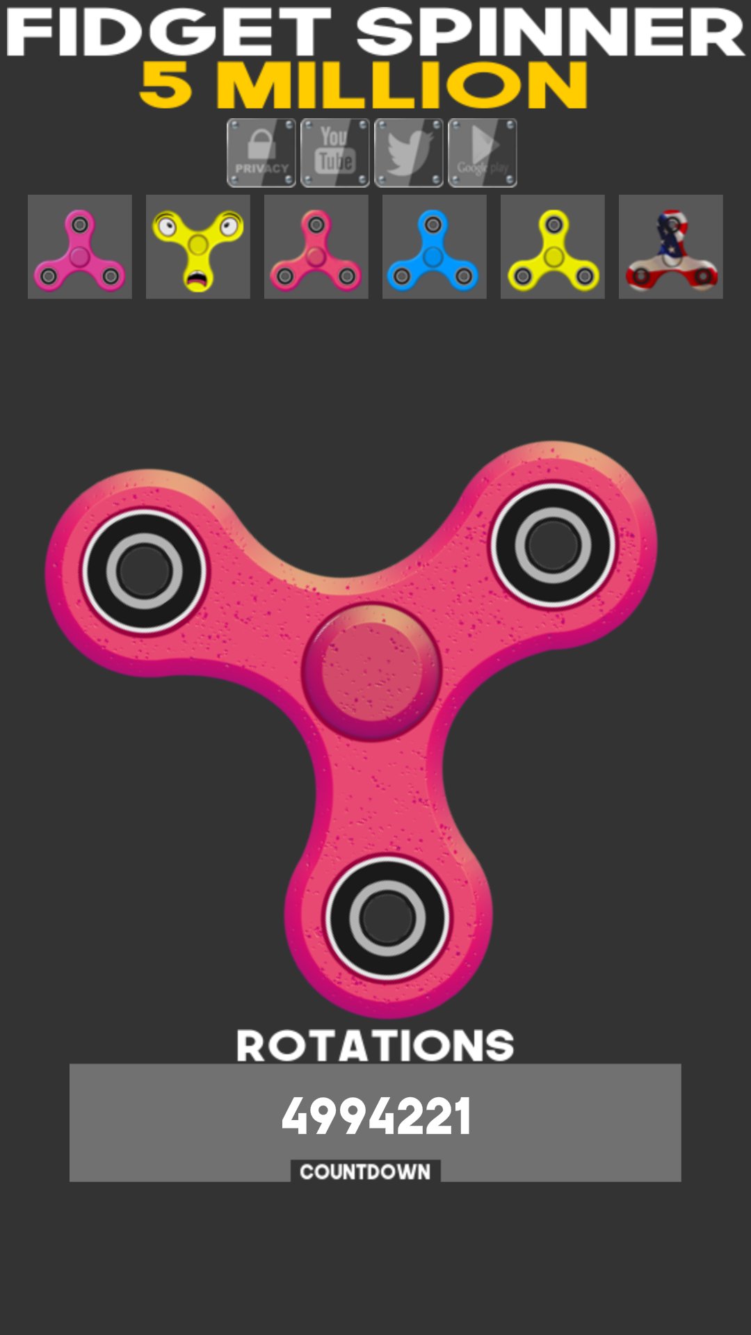 Descargar Fidget Spinner 5 millones APK Última Versión 1.0.0 para Android