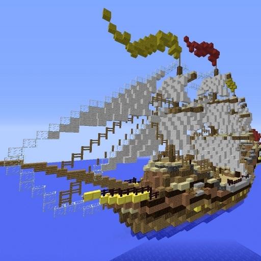 Pirate Ship Minecraft Blueprints