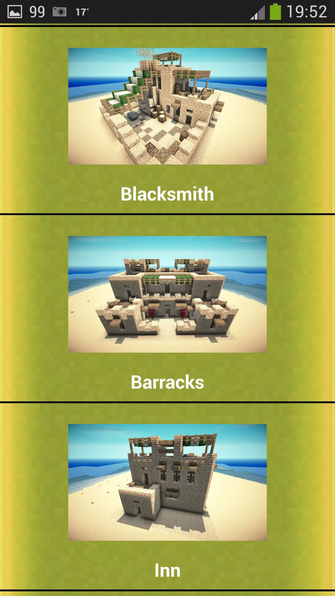 Minecraft Buildings Blueprints
