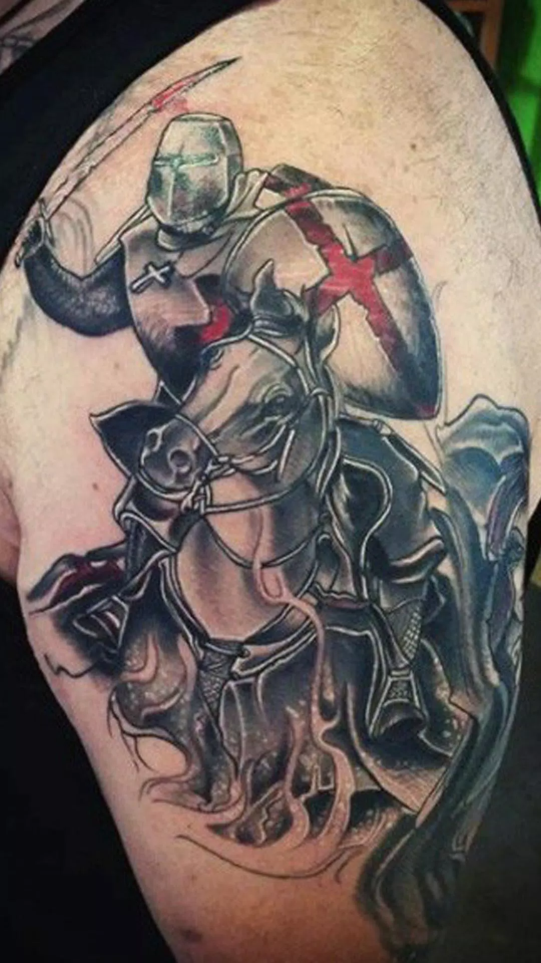 Templar Knight Tattoo Designs