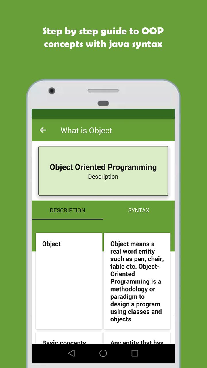 Object Oriented Programming Apk For Android Download