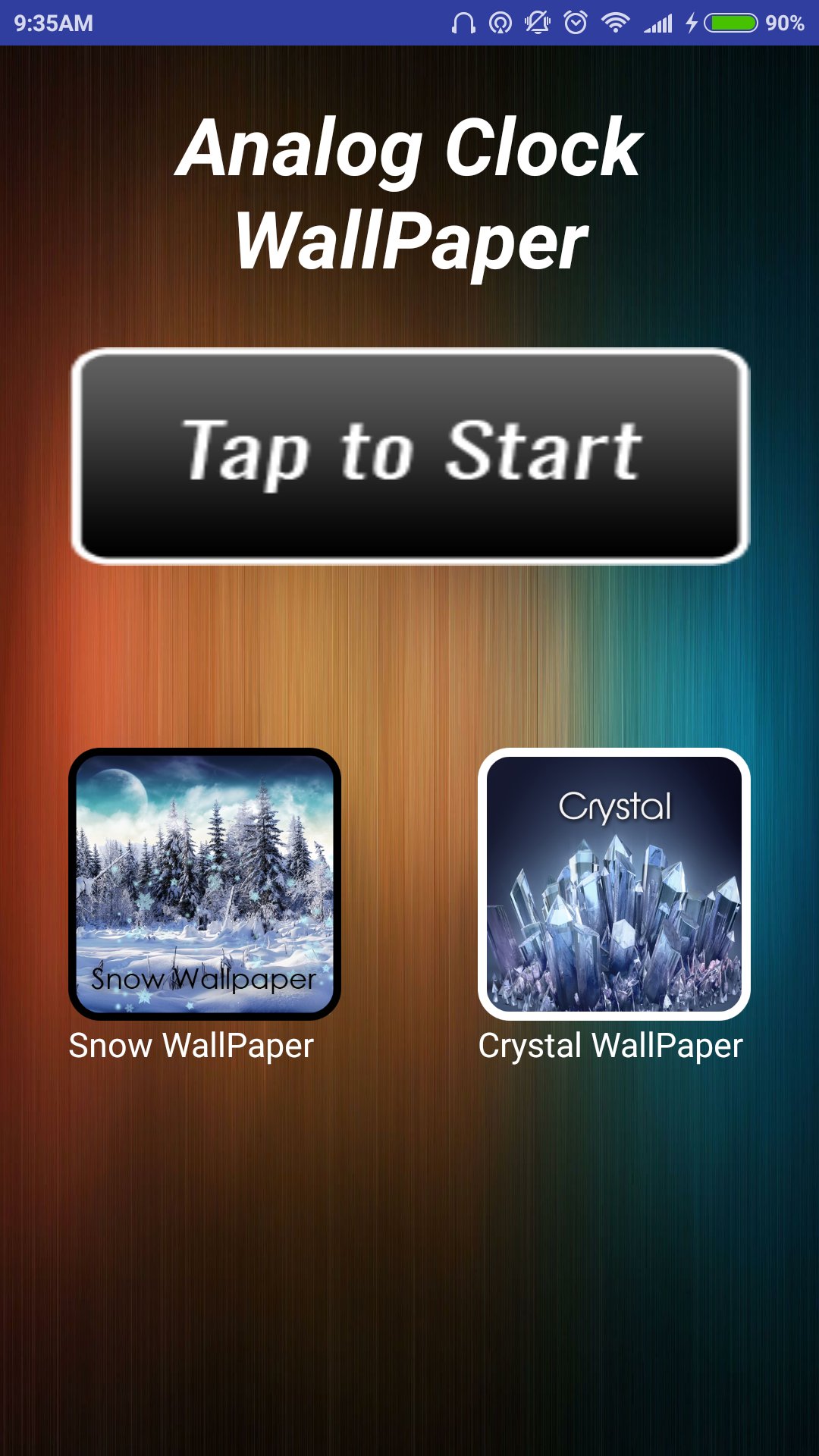 Analog clock Wallpaper APK für Android herunterladen