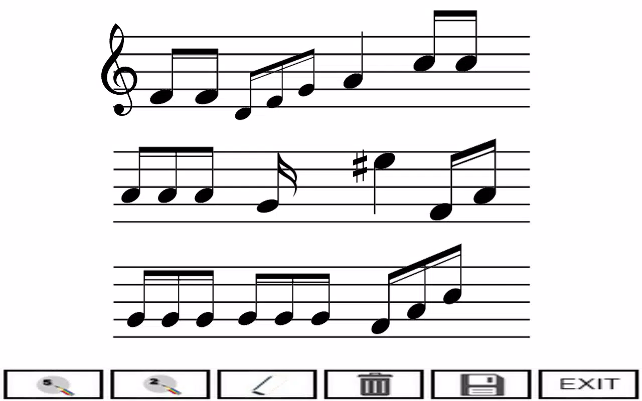 How To Draw Music Notes On A Staff