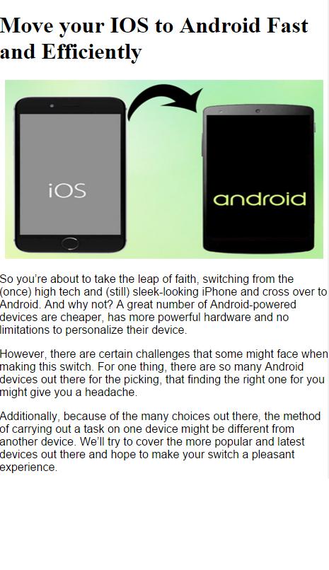 How To Migrate Ios To Android Apk For Android Download