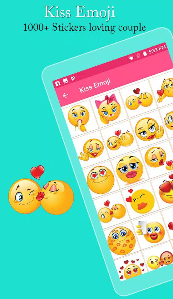 Kiss Emoticon Android