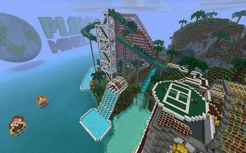 Minecraft Water Park