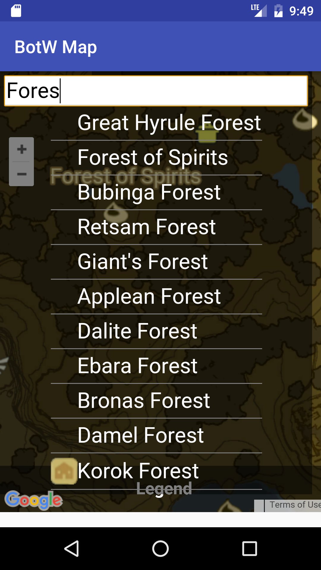 BotW Complete Map APK for Android Download