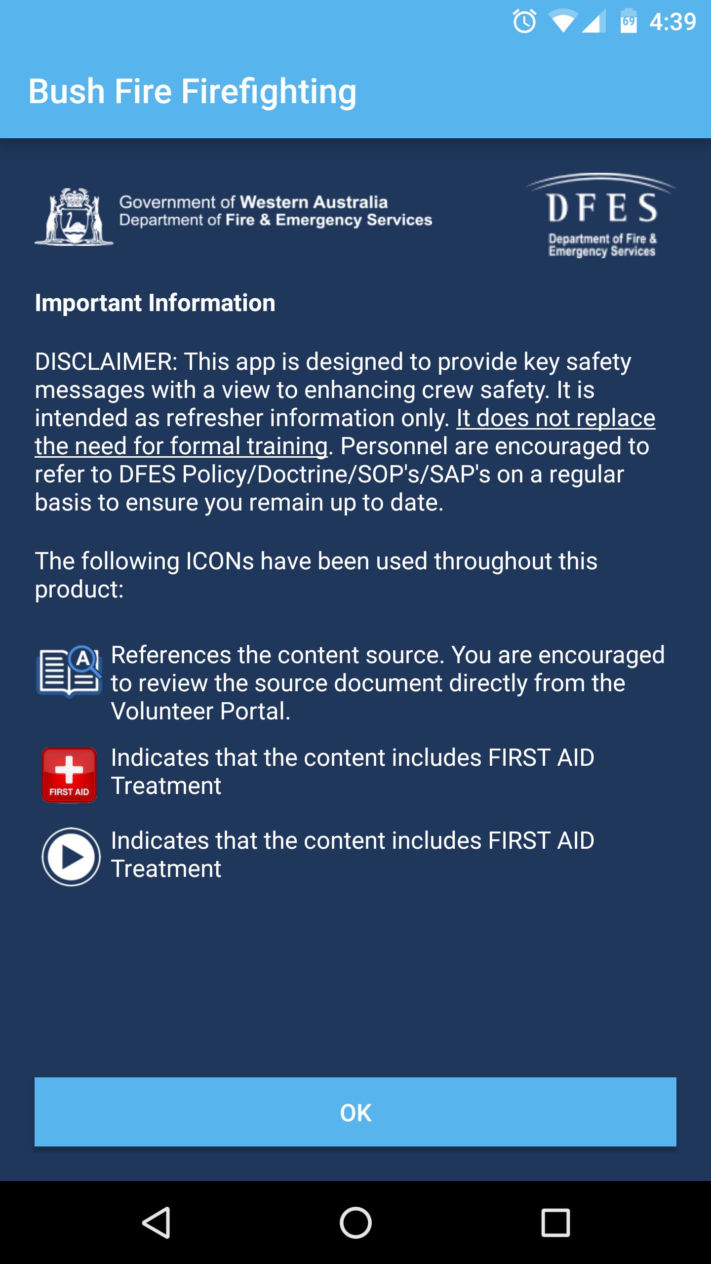 DFES Bushfire Aide Memoire APK for Android Download