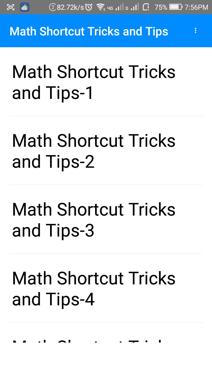 Maths shortcut Tricks pdf APK for Android Download