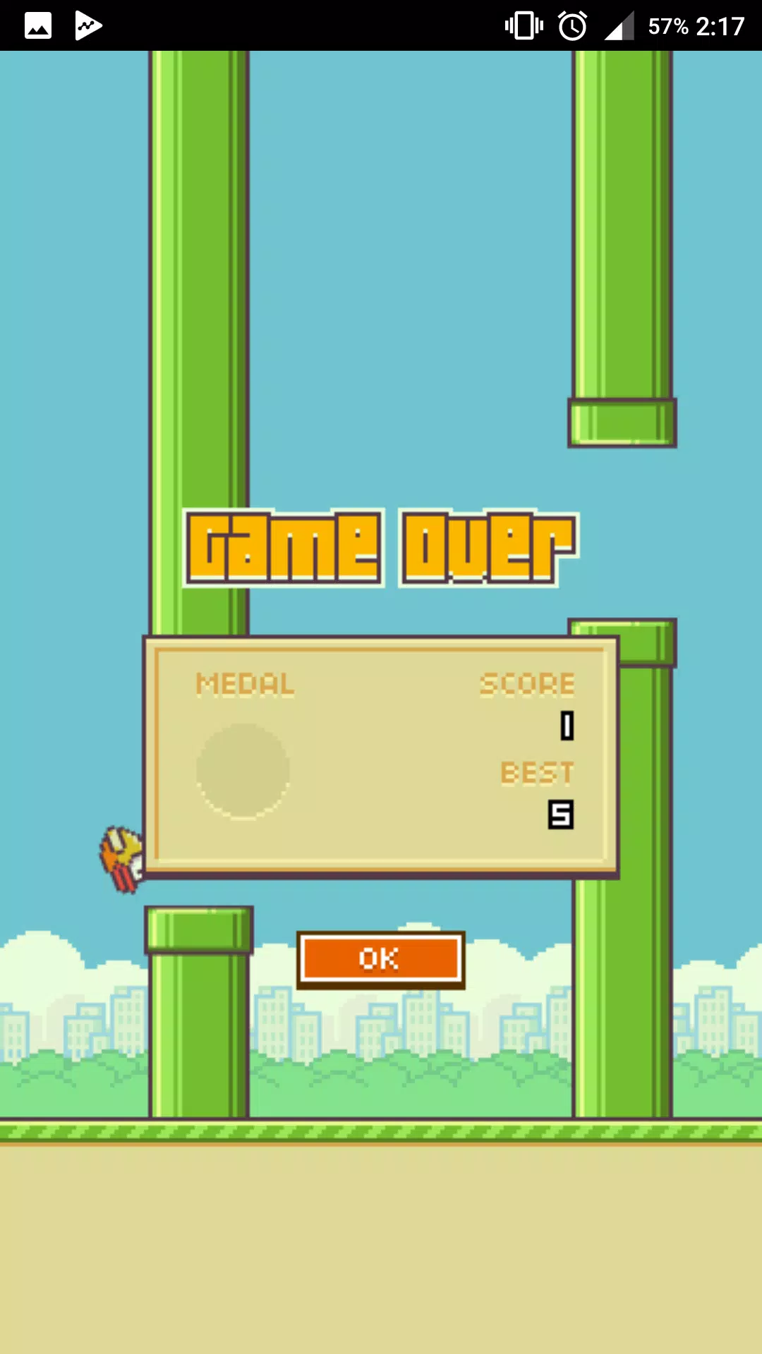 Flappy Bird High Score 150
