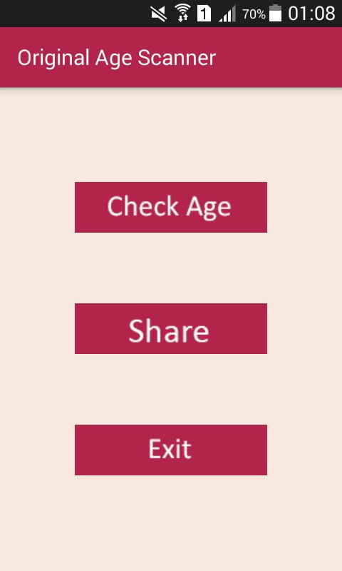 Original Age Scanner APK for Android Download
