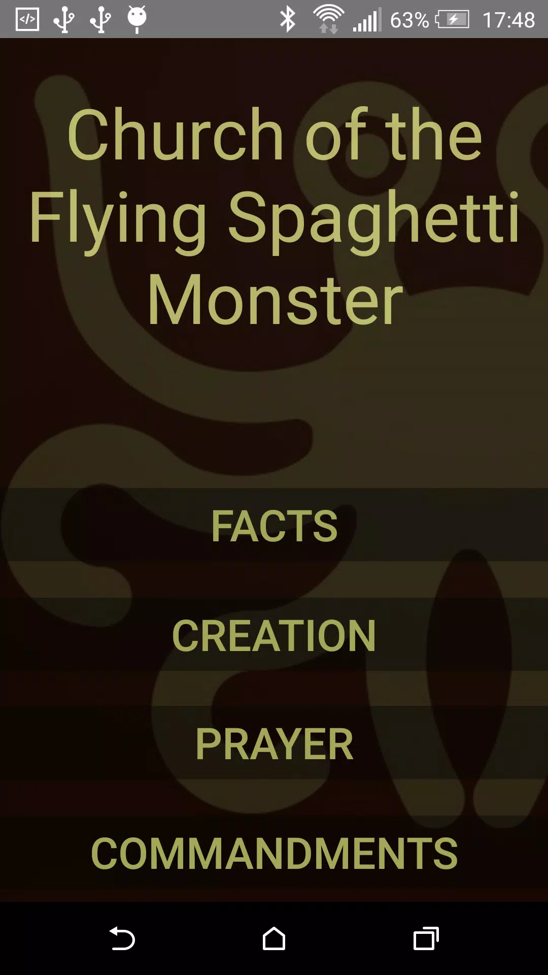 Pastafarianism Prayer