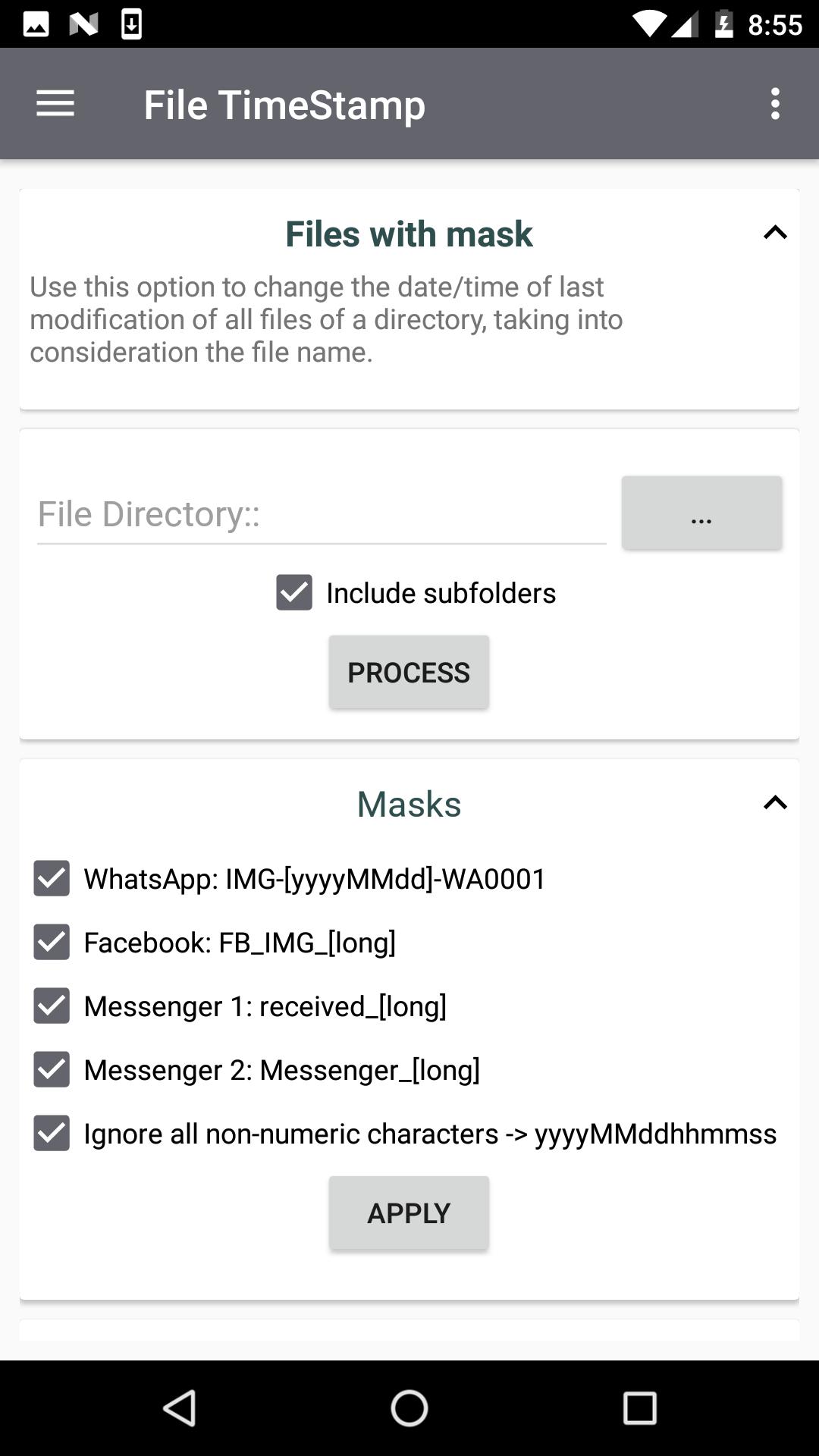 File Timestamp Apk For Android Download