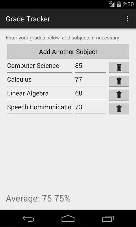 Grade Tracker APK for Android Download