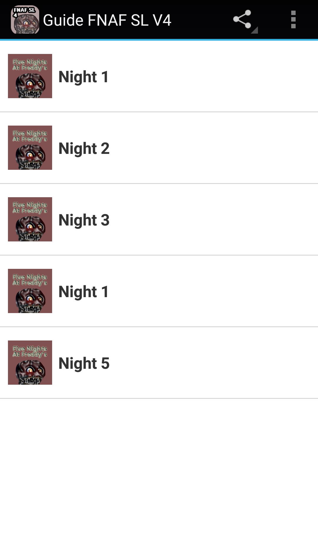 Guide FNAF SL V4 APK for Android Download