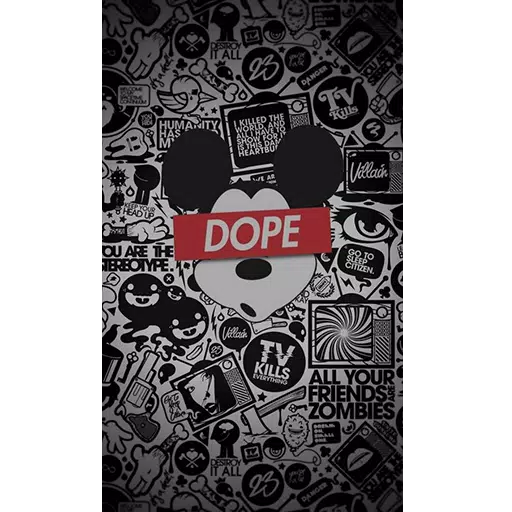 Mickey Mouse Dope Wallpaper