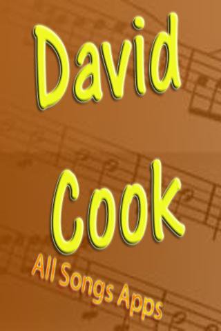 All Songs of David Cook APK 1.0 pour Android Gratuit télécharger