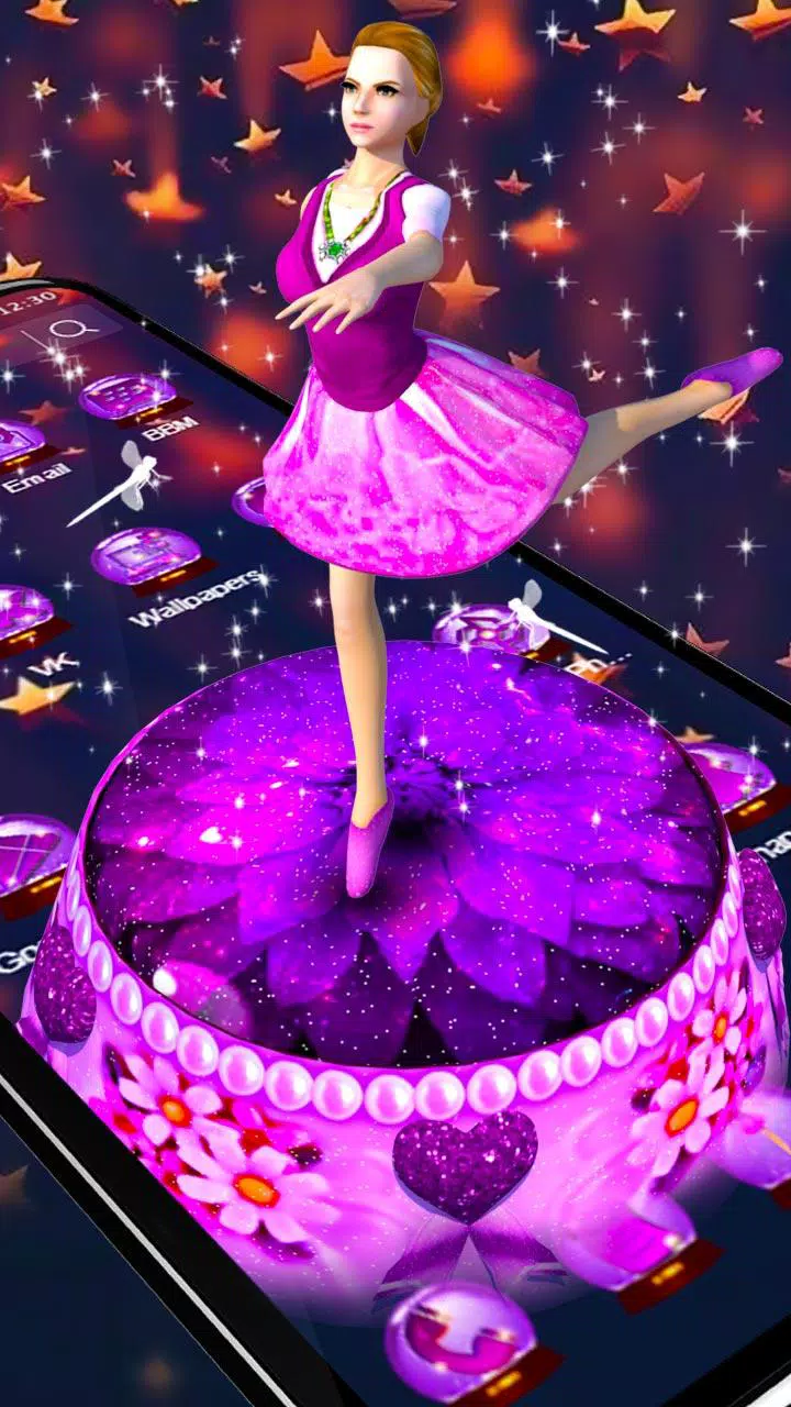 3D Dancing girl Theme APK for Android Download