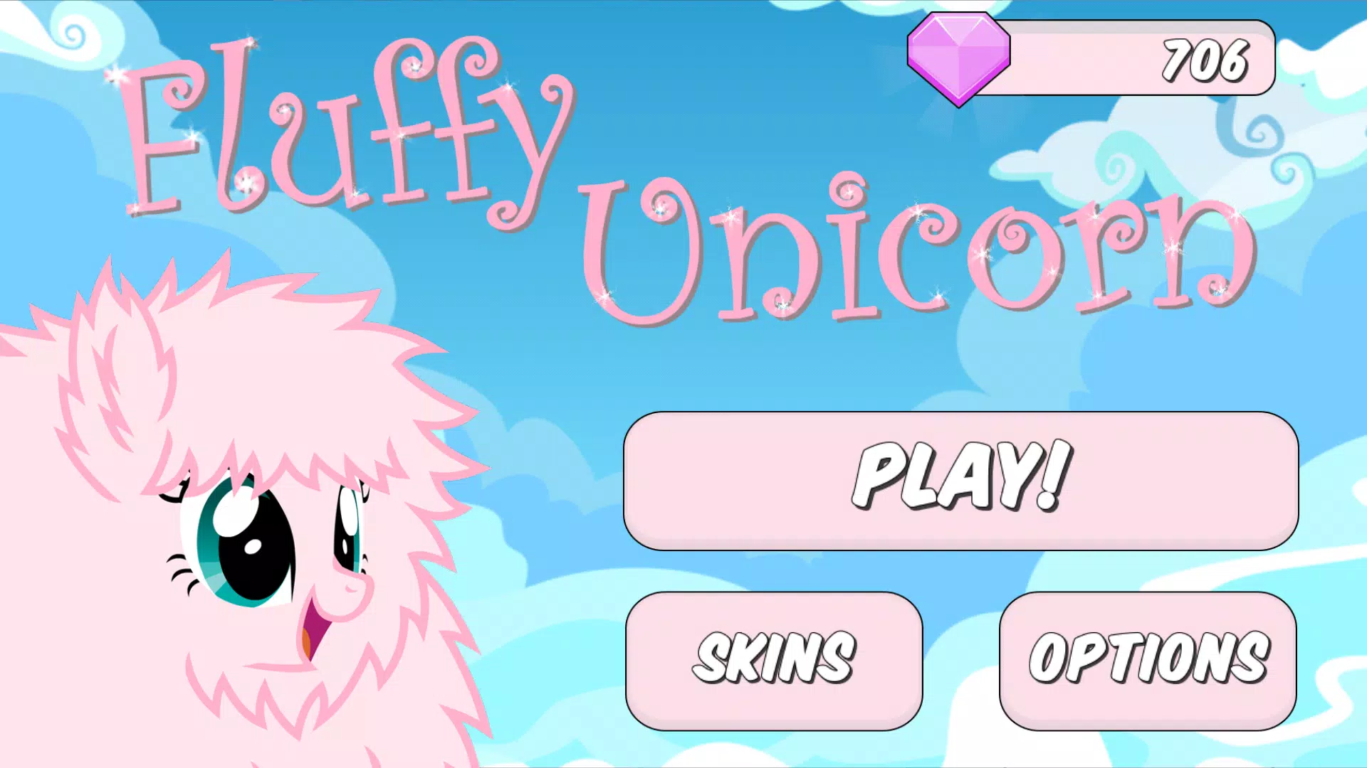 Pink Fluffy Unicorns Dancing On Rainbow Dash