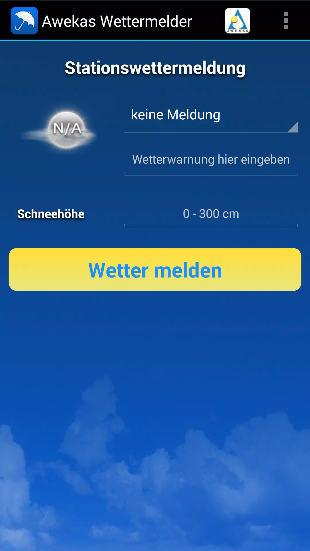 Surfen Nebel Konzession awekas wetter app Kalligraph Fruchtbar Mitfühlen