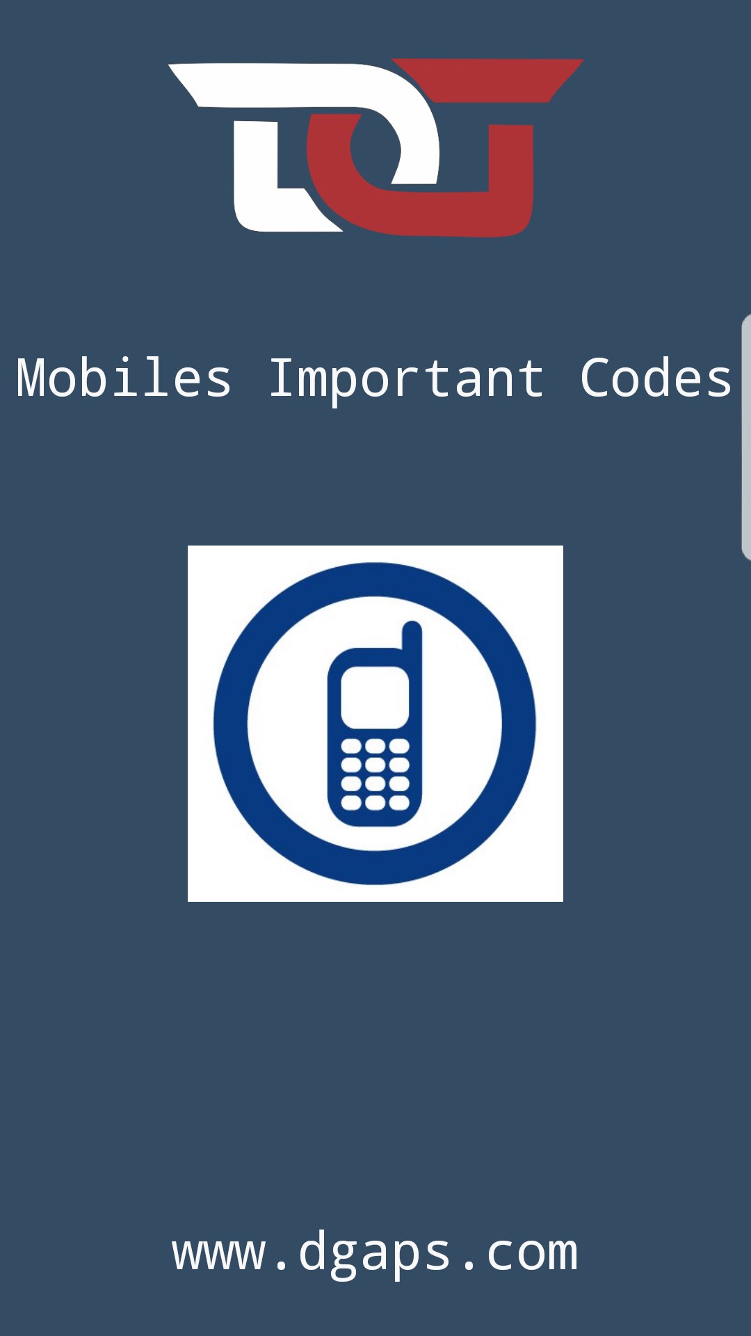 Descargar Mobile Short Codes APK Última Versión 2.0 para Android