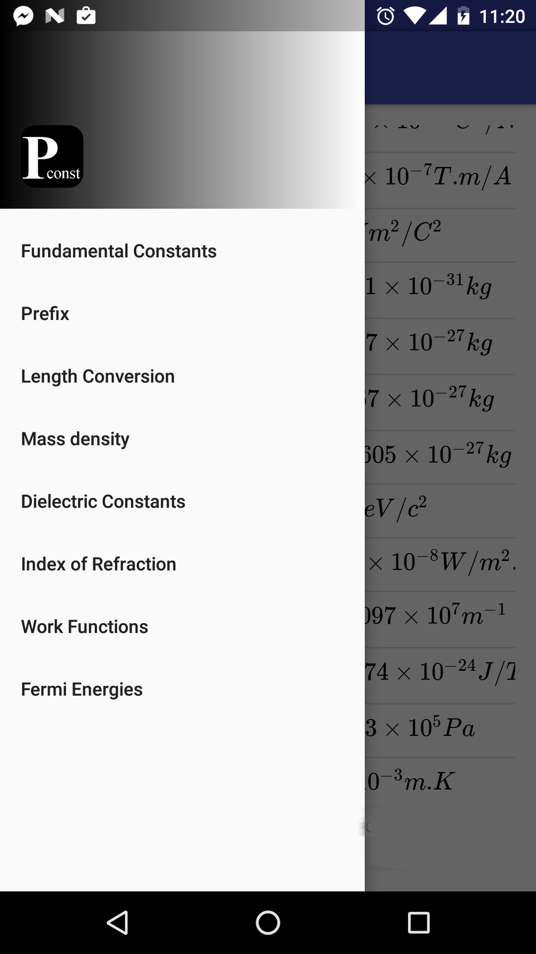 Physics Constants APK for Android Download