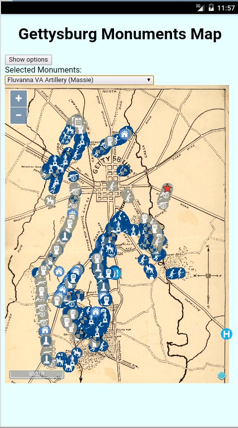Gettysburg Monuments Map APK for Android Download