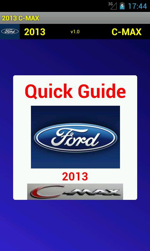 Quick Guide 2013 Ford C-MAX APK for Android Download