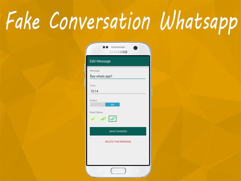 Fake Conversation For Whatsapp APK Download for Android - Latest Version