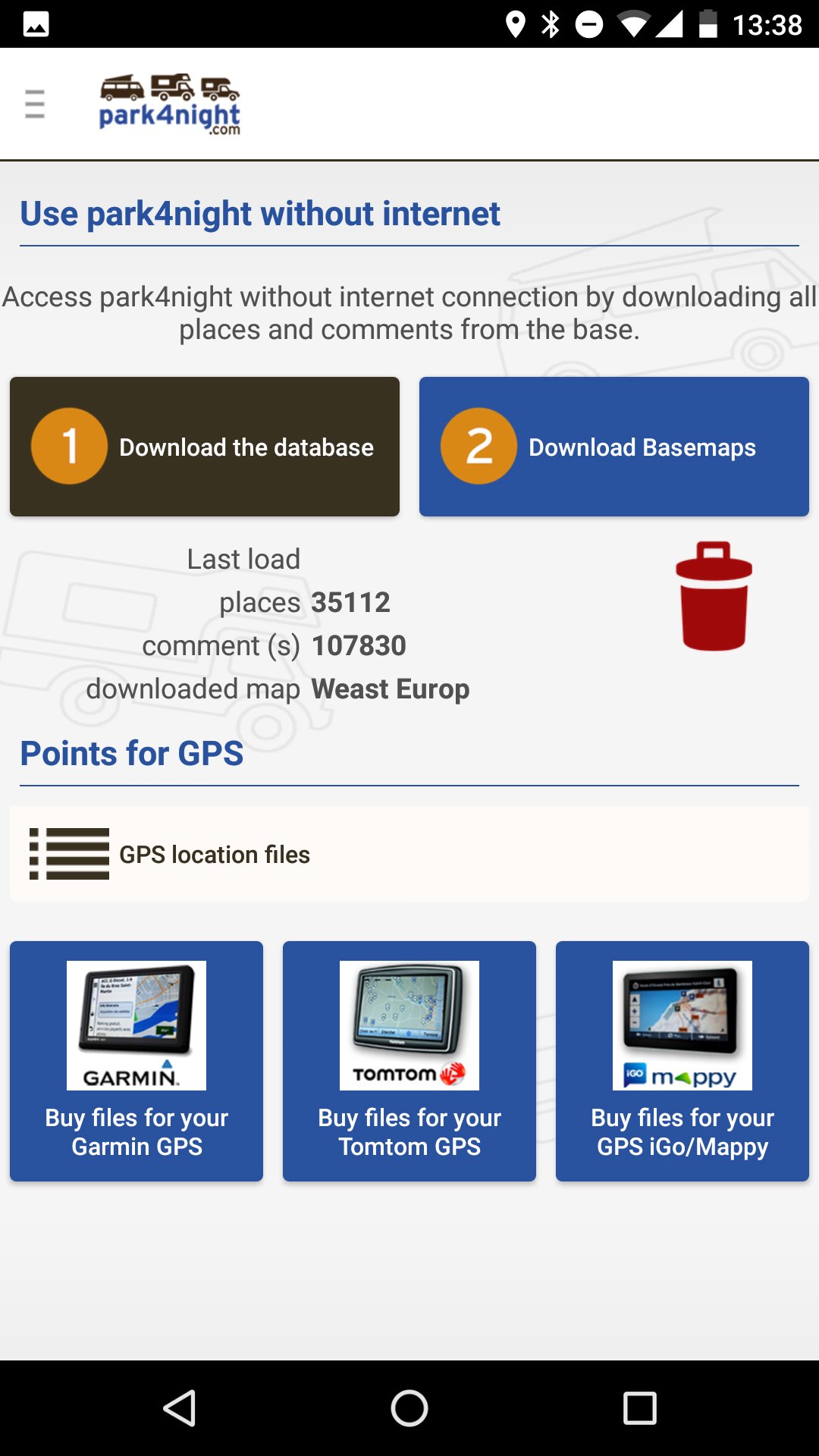 park4night for Android - APK Download