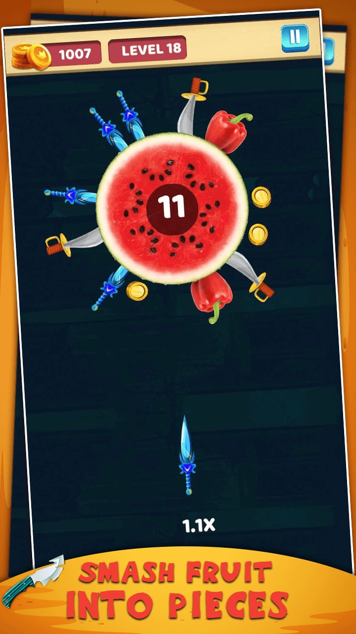 Скачать Throw Knife: Fruit Target APK для Android