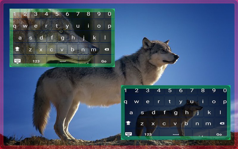 Wild Wolf Animated Keyboard APK برای دانلود اندروید