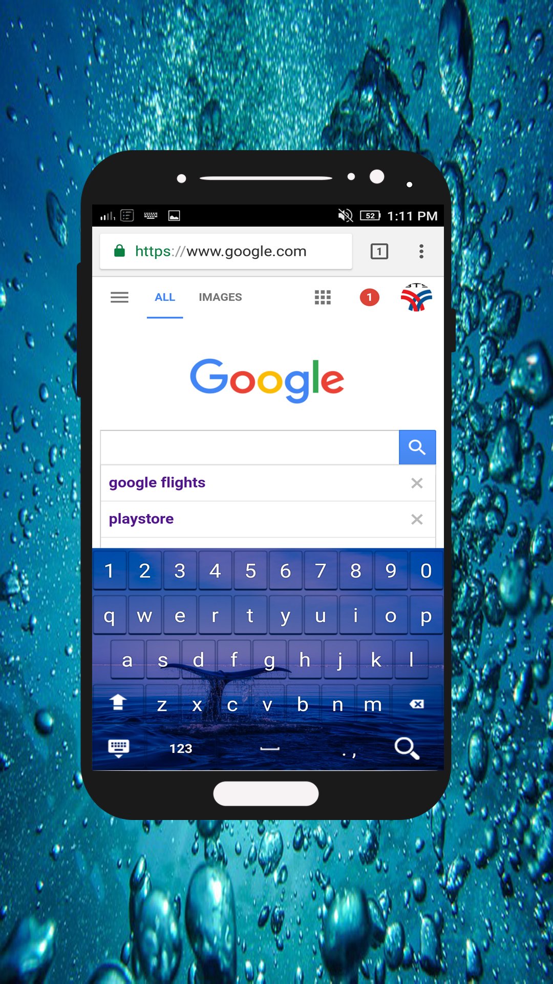 Descargar Blue Sea Water Theme Keyboard APK Última Versión 1.8 para Android
