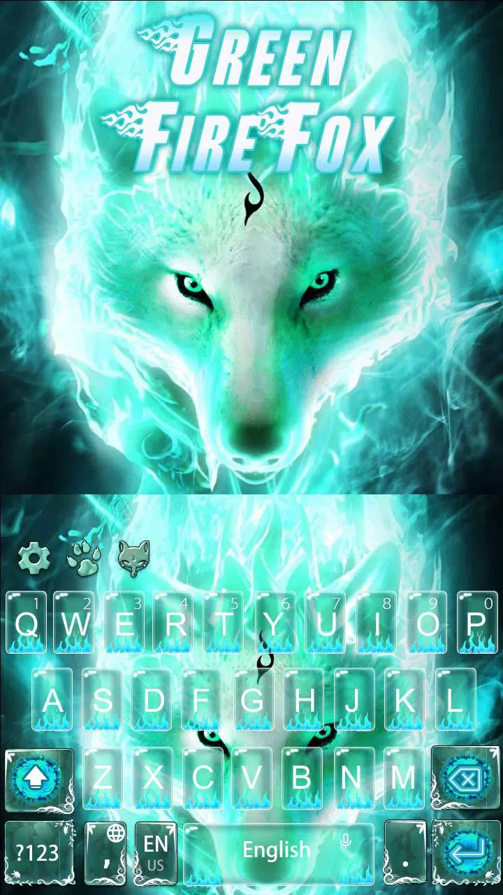 Green Fire Wolf