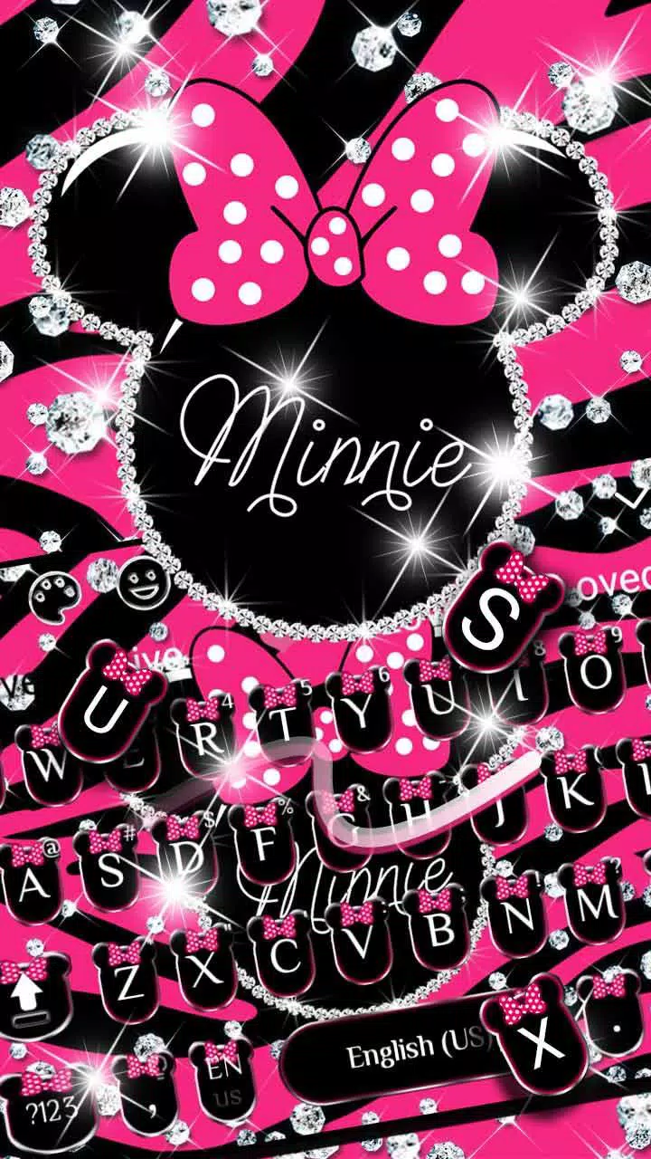 Minnie Mouse Zebra Background