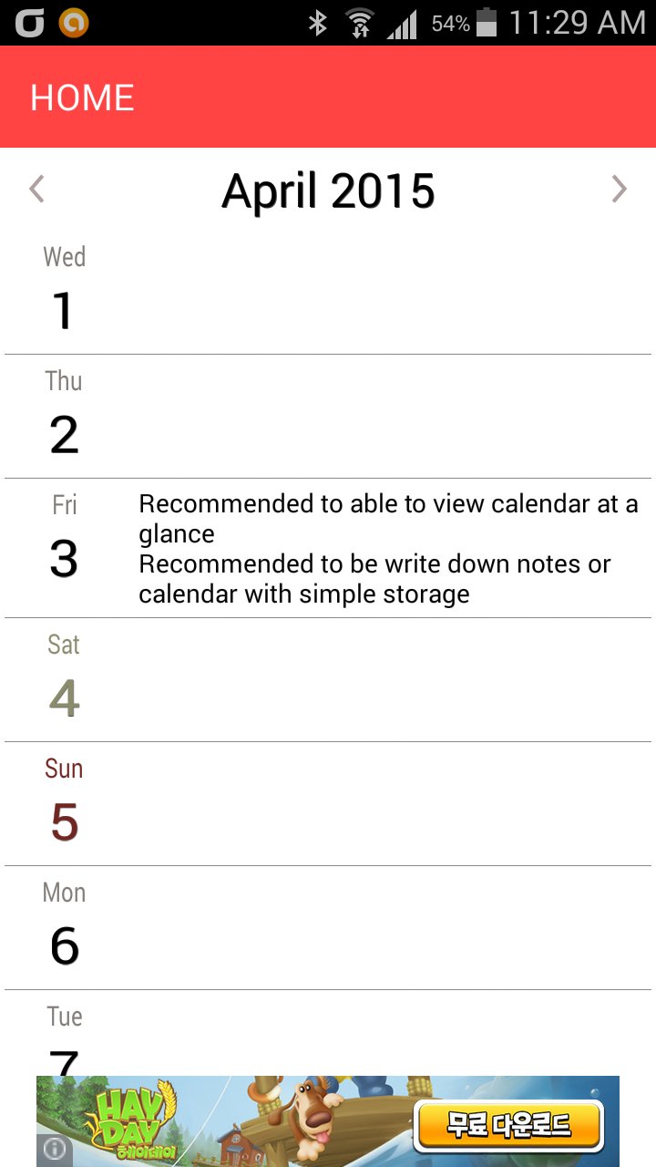 Simple Calendar APK for Android Download
