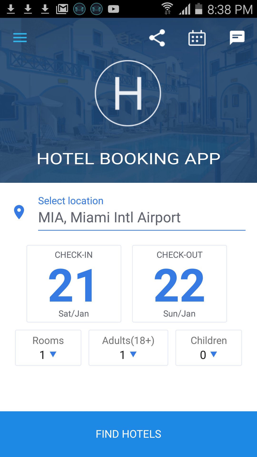 Hotel Booking App APK do pobrania na Androida