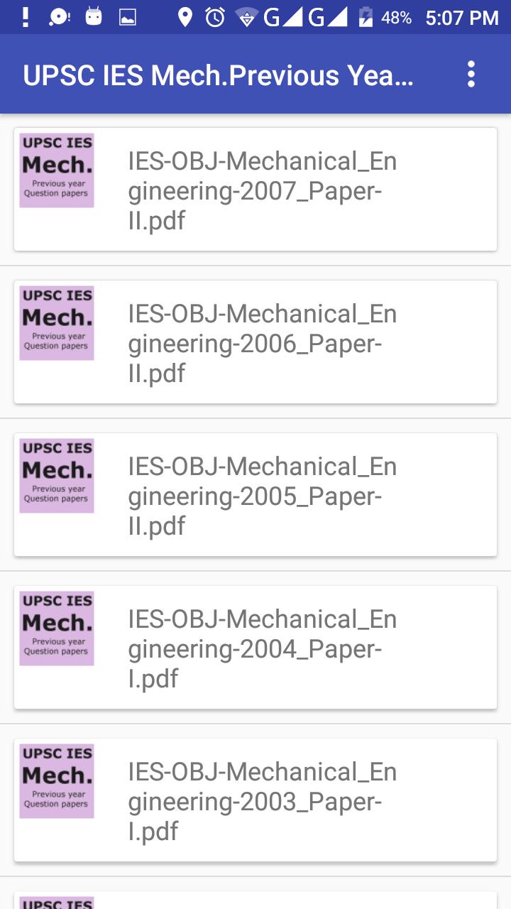 UPSC IES Mechanical Previous Year Question Papers APK for Android Download UPSC IES Mechanical Previous Year Question Papers APK for Android Download