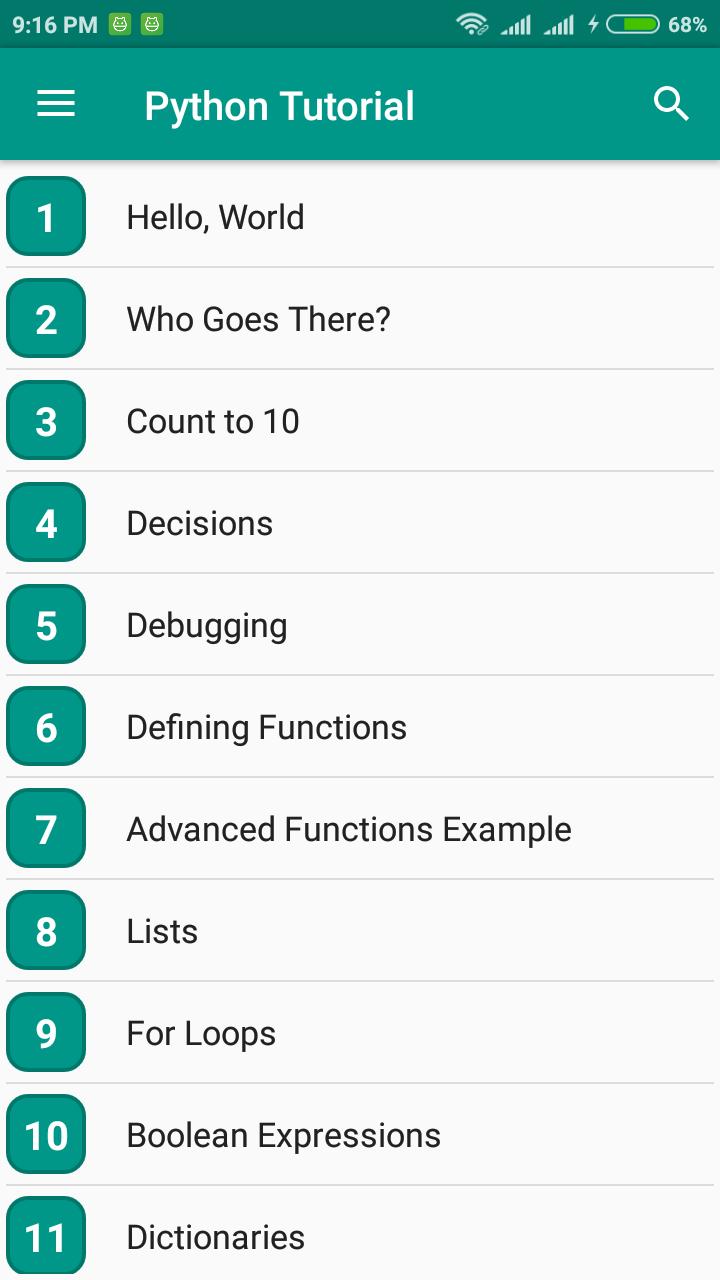 Python Tutorial For Android Apk Download