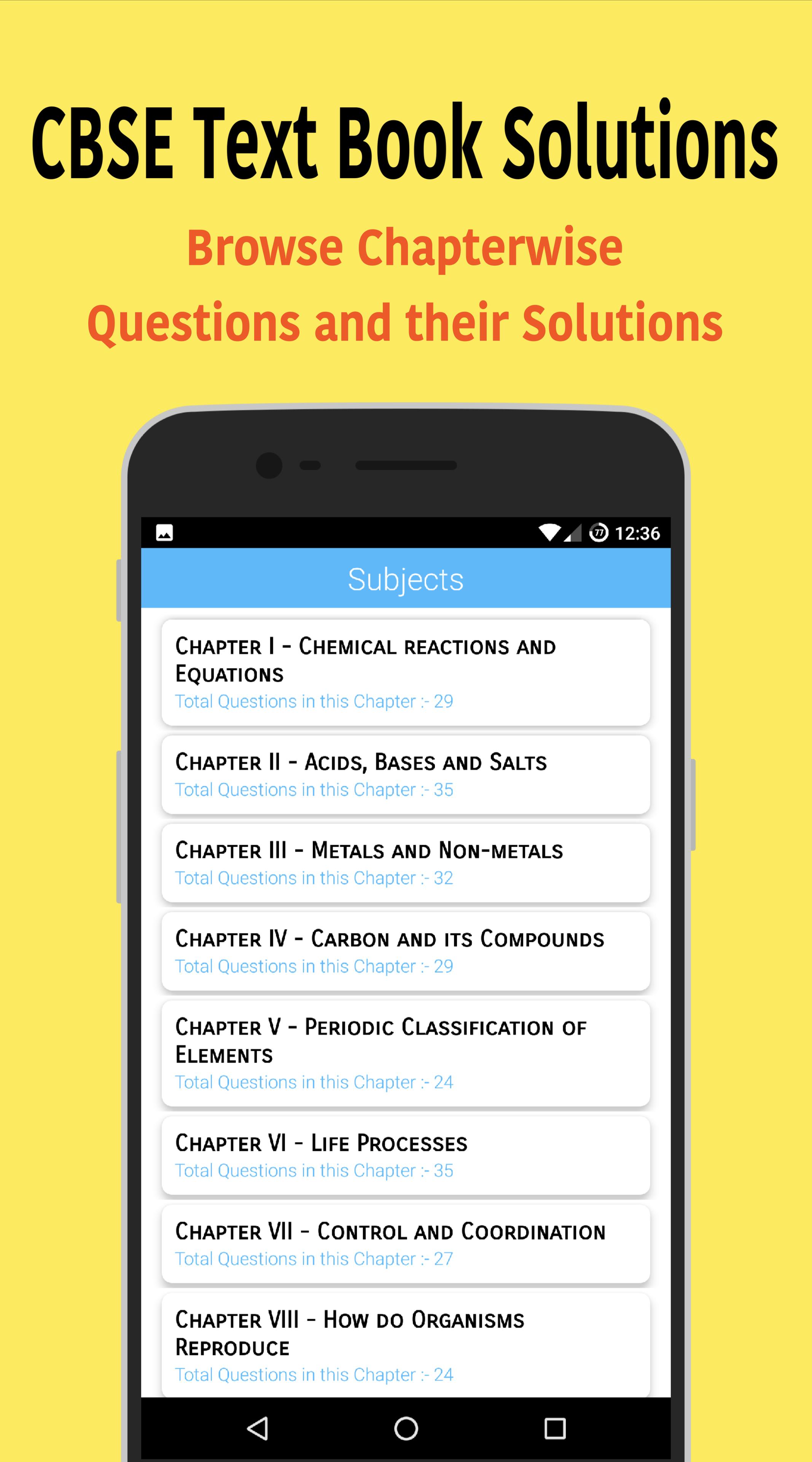 CBSE Class 10 Science Textbook Solutions APK cbse-class-10-science-textbook-solutions-apk
