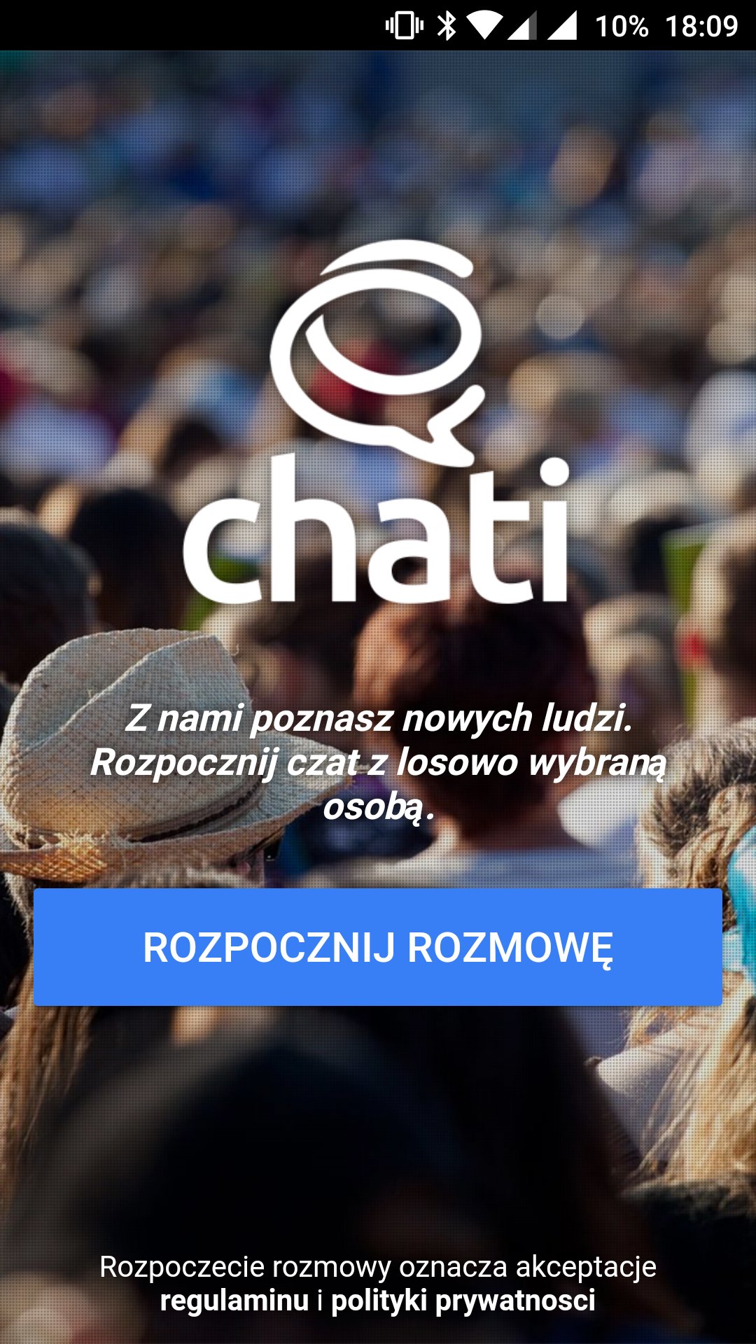 Chati - anonimowy czat APK do pobrania na Androida