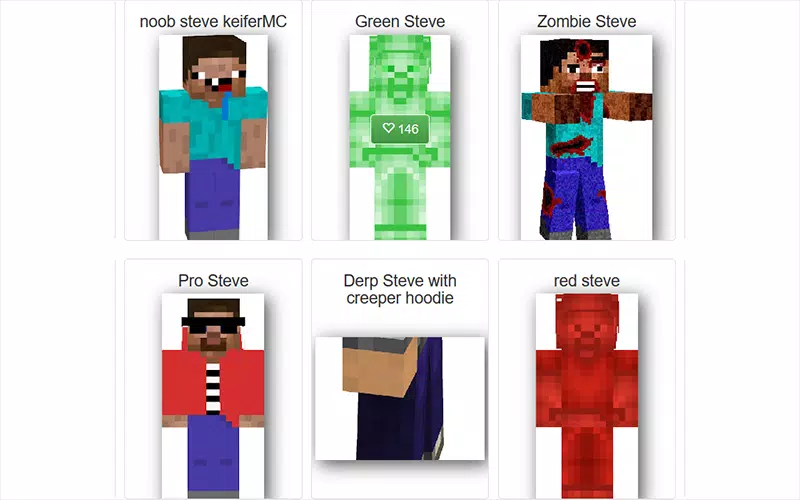 Minecraft Zombie Steve Skin