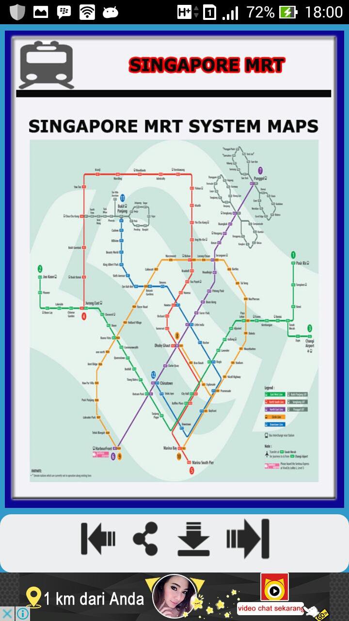 Singapore MRT Map and Ticket APK for Android Download